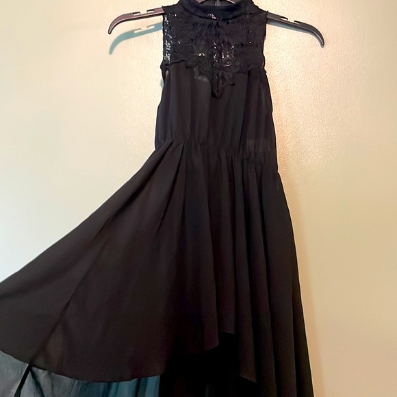 balera | Dresses | Goth Asymmetrical Sheer Transparent Lace Dress ...